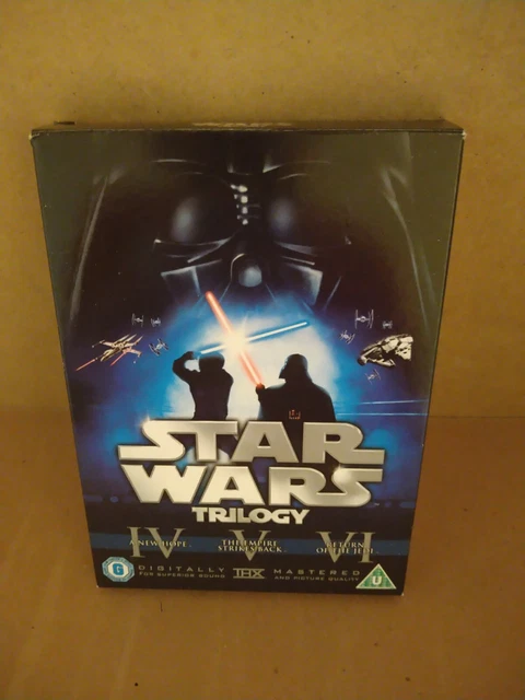 STAR WARS (ORIGINAL) Trilogy DVD (Certificate U) EUR 2,32 - PicClick IT