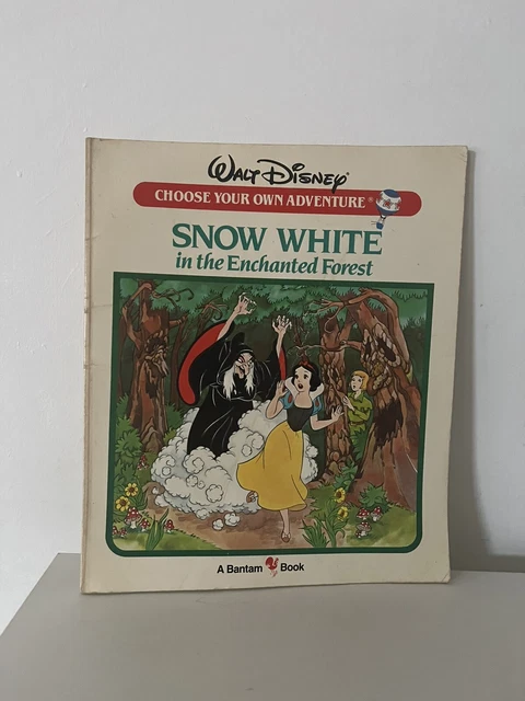VINTAGE WALT DISNEY Choose Your Own Adventure Snow White Book 1980s Collectible £12.00 - PicClick UK