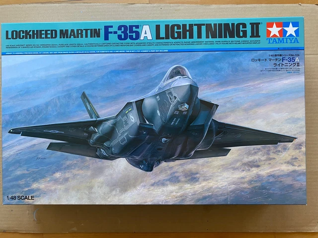 TAMIYA LOCKHEED MARTIN F-35A Lightning II Plastic Model Kit 61124 Scale ...