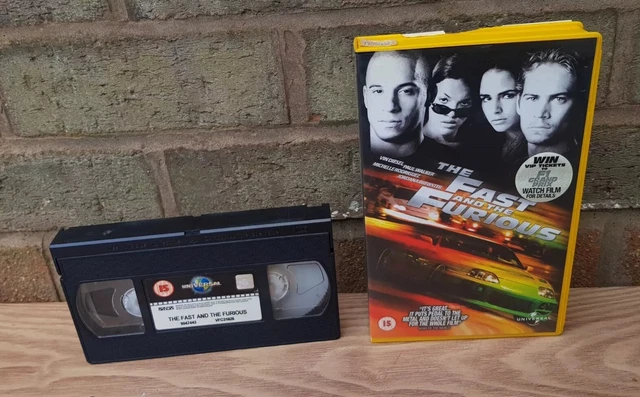 THE FAST AND The Furious, Vhs Film 2001/ Ex-Rental/ Big Box/ Vin Diesel ...