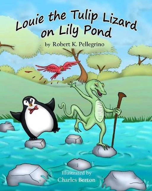 LOUIE LE LÉZARD tulipe sur l'étang de Lilly par Charles Berton (anglais ...