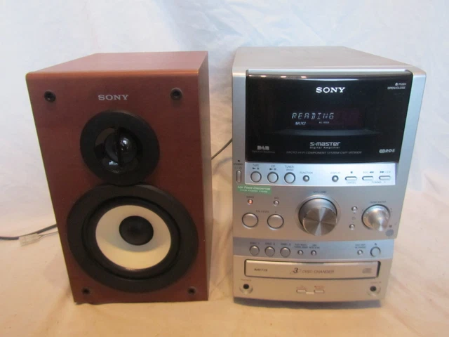 SONY CMT-SPZ90DB MICRO Hi-Fi System; CD/Tape/MP3/DAB £59.99 - PicClick UK