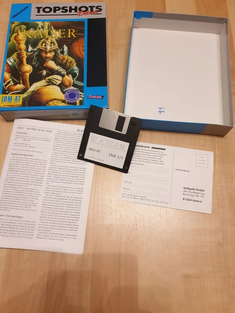 KAISER, BIG BOX, vollständig mit 3,5-Zoll-Diskette, PC, aus ...