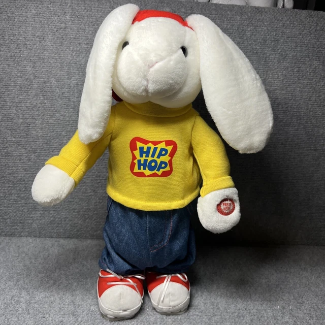VINTAGE AVON ANIMATED Plush Hip Hop Harry Dancing Singing 15" Bunny ...