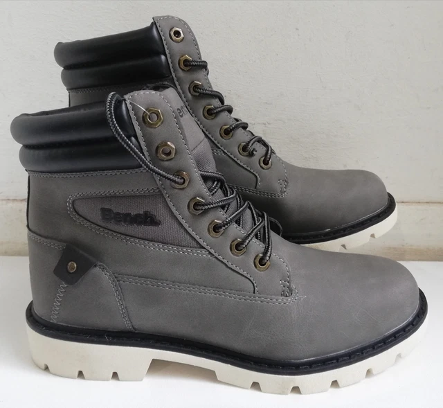 BENCH BOOTS MEN'S Grey Urbanwear Textile Ankle Size UK 8 EUR 42 New in ...