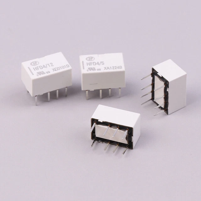 1PC SMALL SIGNAL Relay Hfd4/3V, 5V, 12V, 24V S SR 2A 8-Pin Direct ...