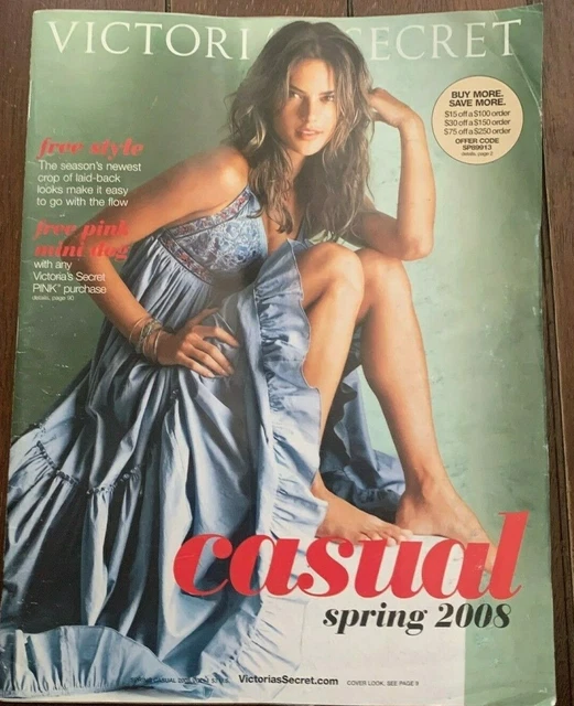 CATALOGUE LINGERIE VINTAGE/MAGAZINE Victoria's Secret Casual Printemps ...