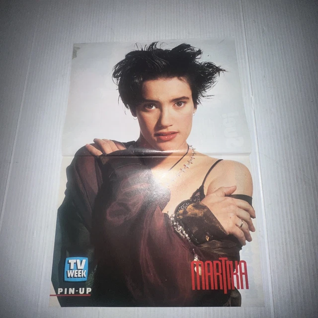 VINTAGE TV WEEK Pin Up Poster Of Martika As Is $46.00 - PicClick AU
