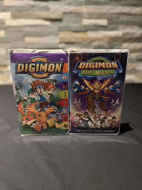 VINTAGE DIGIMON: THE Movie VHS, 2000 and DIGIMON Digital Monsters ...