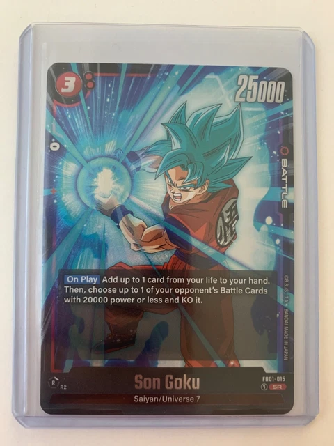FB01-015 SON GOKU (SR) Dragon Ball Super: Fusion World - Awakened Pulse comme neuf EUR 11,14 ...
