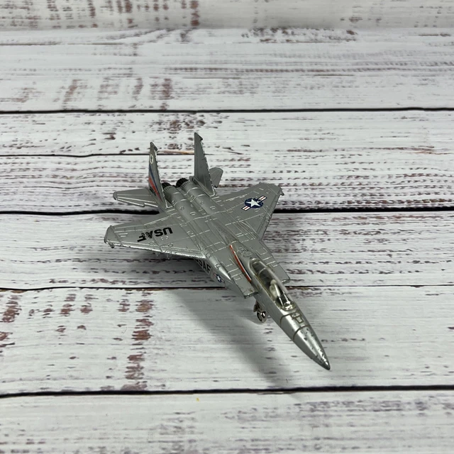 ERTL DIE CAST USAF Fighter Jet F-15 Force One 1364 w Retracting Landing ...