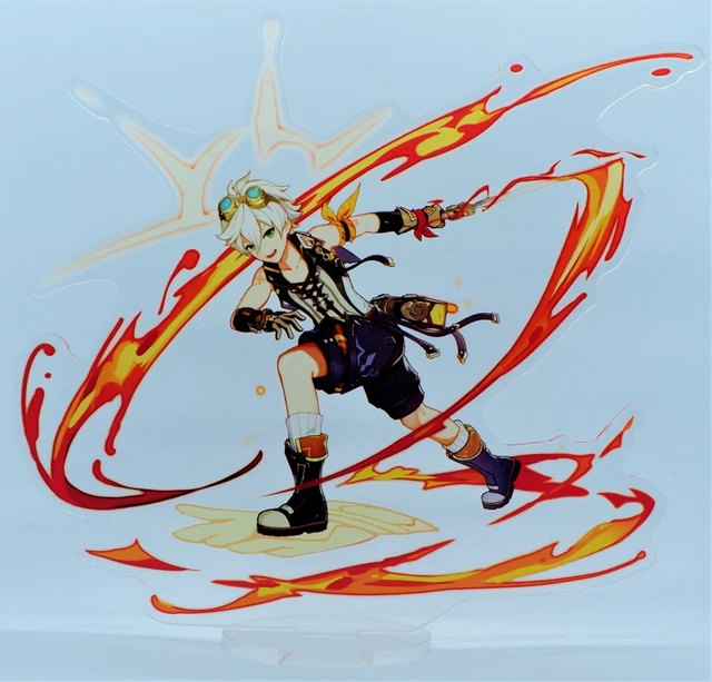 GENSHIN IMPACT - Bennett Figurine - 2D Standing Figure - Video Game ...