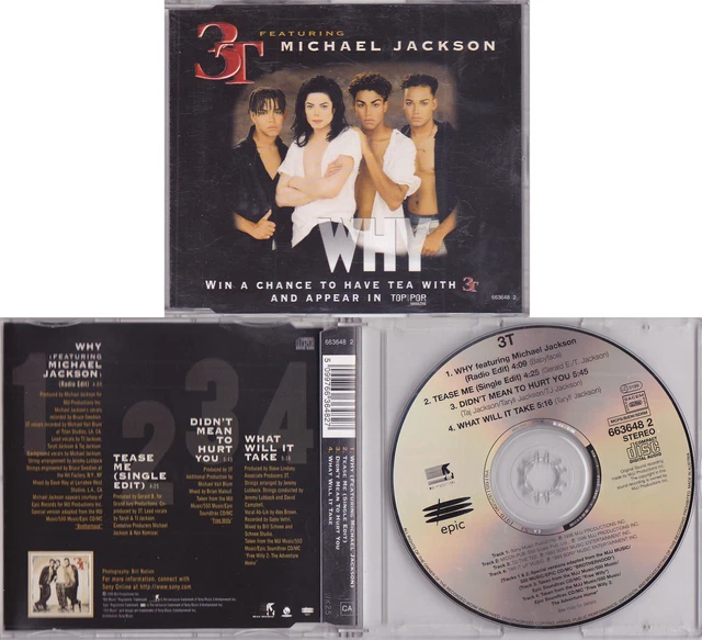 MICHAEL JACKSON 3T WHY featuring Maxi CD Single 1996 EUR 14,99 ...