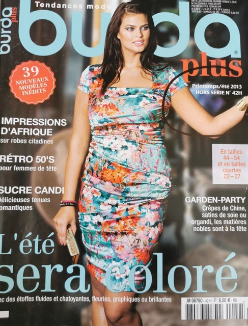 MAGAZINE BURDA PLUS Grande Taille Retro 50'S Prinemps/Ete 2013 Hs EUR 6 ...