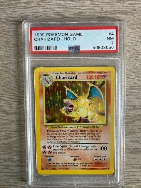1999 CHARIZARD-HOLO 1999 Pokemon TCG | Basisset #4/102 | PSA 7 EUR 459,24 - PicClick DE