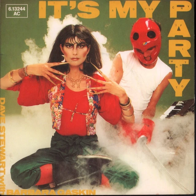 DAVE STEWART AND Barbara Gaskin It's My Party 7" vinyl Germany Stiff ...