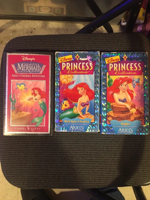 THE LITTLE MERMAID Vhs Lot Ariel’s Undersea Adventures 1994 1995 Disney ...