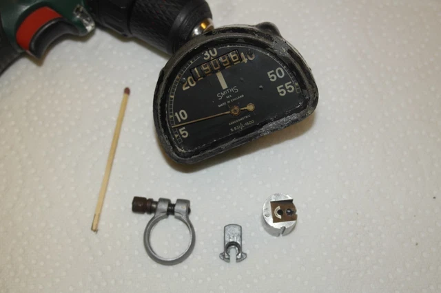 SMITHS VINTAGE BSA Bantam Talisman Chronometric D Shape speedometer ...