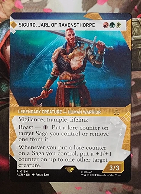 VETRINA MTG ASSASSIN'S Creed Sigurd, Yarl Of Ravensthorpe quasi nuova ...