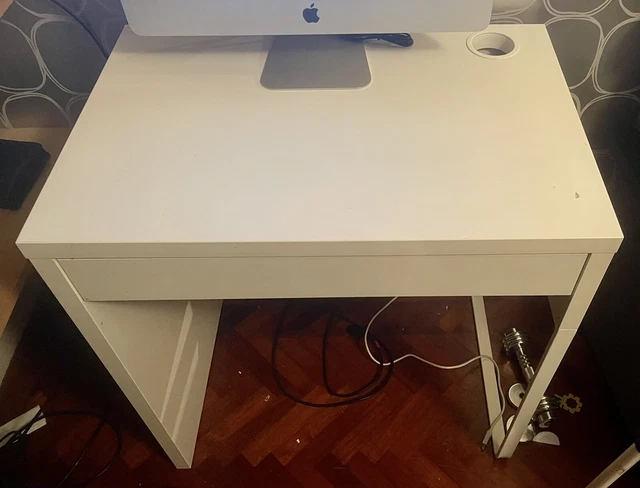 IKEA MICKE DESK White £25.00 - PicClick UK