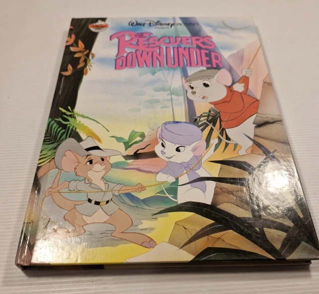 THE RESCUERS DOWN Under (Walt Disney) (Oversized Picture book) 1991 $13 ...