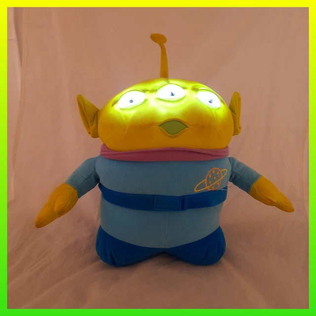 DISNEY PIXAR TOY Story 12” Space Alien Light Up Eyes Plush Soft Toy ...