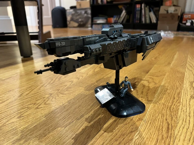 HALO MEGA CONSTRUX Mega Bloks 2022 UNSC Forward Unto Dawn ASSEMBLED £75 ...