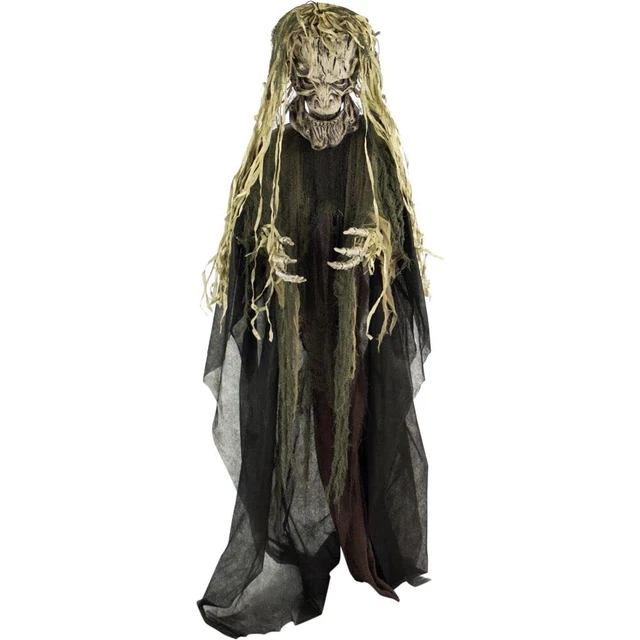 LIFE-SIZE SCARY TALKING Tree Man Halloween Animatronic with Touch ...