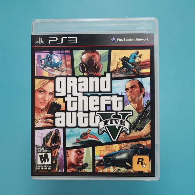 GRAND THEFT AUTO V GTA 5 PS3 (Sony Playstation3, 2008) Working $4.00 ...