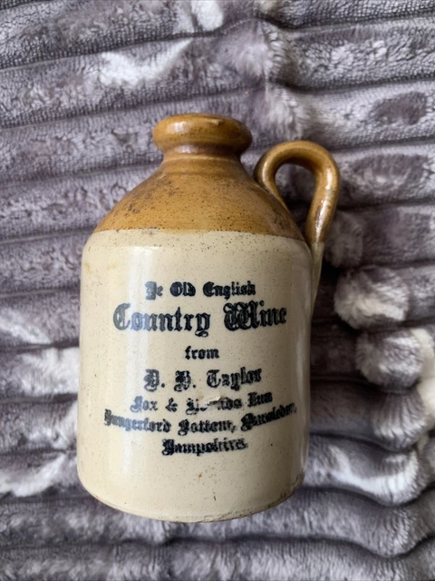 VINTAGE SMALL STONE Flagon Ye Olde English Country Wine. £4.99 ...