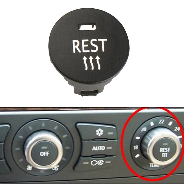 CAPUCHON BOUTON A/C conduite à gauche uniquement pour BMW E60 E61 E63 E64 5 Sé EUR 13,45 ...