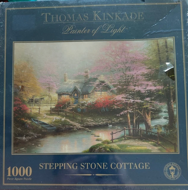 THOMAS KINKADE 1000 Teile Puzzle Stepping Stone Cottage VERSIEGELT EUR ...