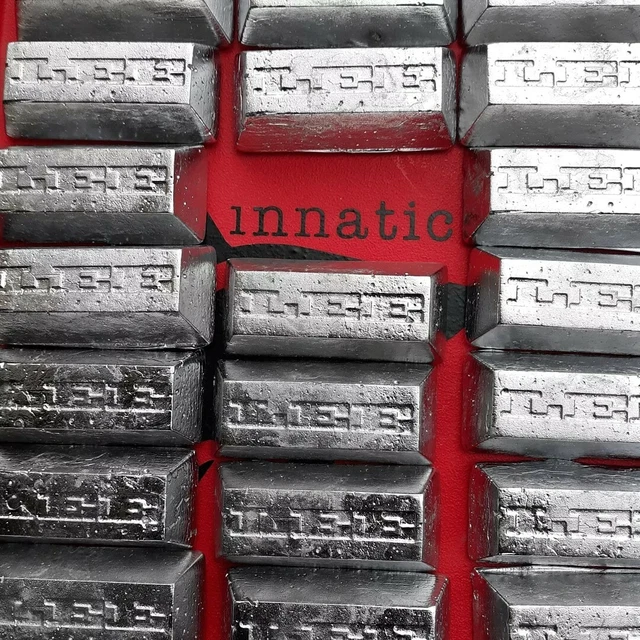 SOFT LEAD INGOTS 20lbs cleaned and fluxed made from roofing lead. $49. ...