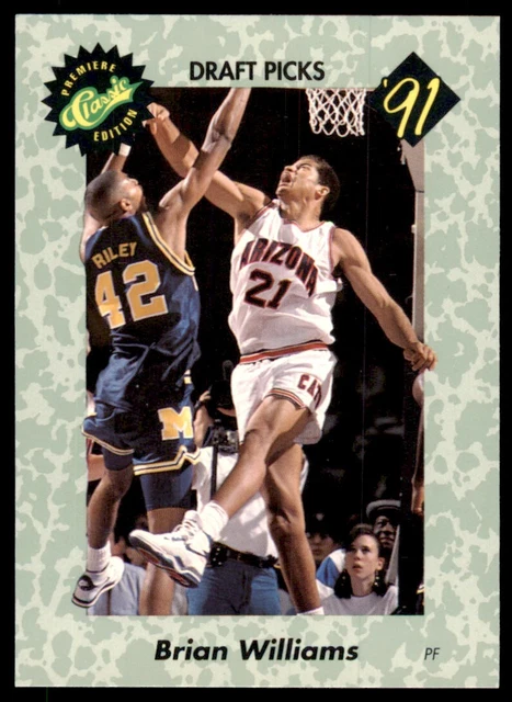 1990-91 CLASSIC DRAFT Picks Brian Williams Basketball Card #5 EUR 2,06 ...