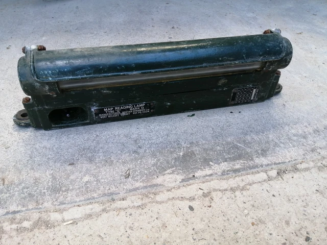 BRITISH ARMY MAP Reading Lamp 'Type G' Mark 13 34 VDC UNTESTED MOD ...