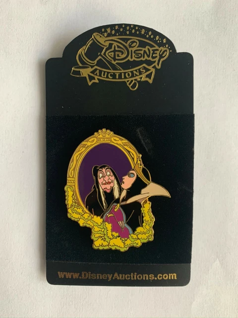 DISNEY AUCTIONS EVIL Queen in the Mirror Hag Reflection Snow White Pin ...