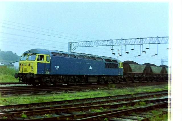 35MM RAILWAY COLOUR Negative Class 56 022 at Stoke on trent £1.75 ...