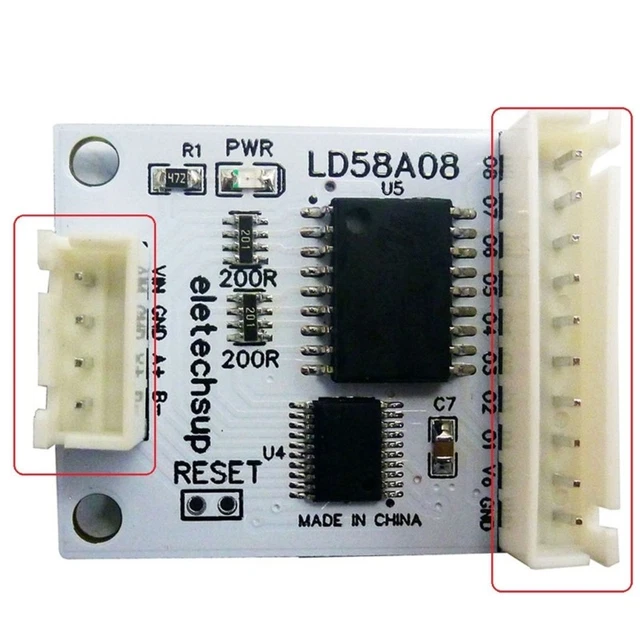 8CH RS485 TO PWM Output Transistors Driver Modules Multifunctional DO ...