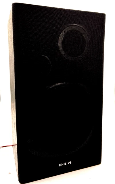 PHILIPS SPEAKER SYSTEM AK141/15 Hi-Fi Music Box Loudspeaker 8 OHM Black ...