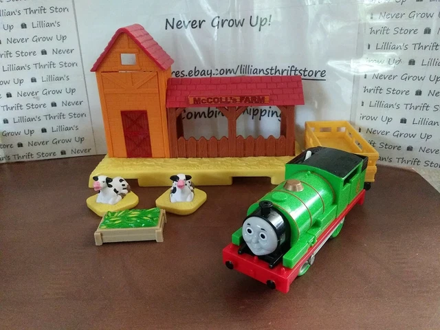 THOMAS & FRIENDS TrackMaster McColl's Farm Percy Day At The Farm Track ...
