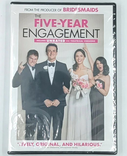 THE FIVE-YEAR ENGAGEMENT (DVD, 2012) Jason Segel Emily Blunt NEUF et ...