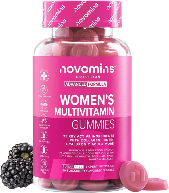 MULTIVITAMIN GUMMIES FOR Women - 23 Vitamins, Minerals & Probiotics for ...
