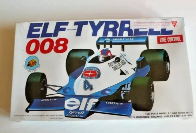 NITTO ELF TYRRELL 008 Modellbausatz 1/28 Mit Motor, Formel 1, Blue Tank ...