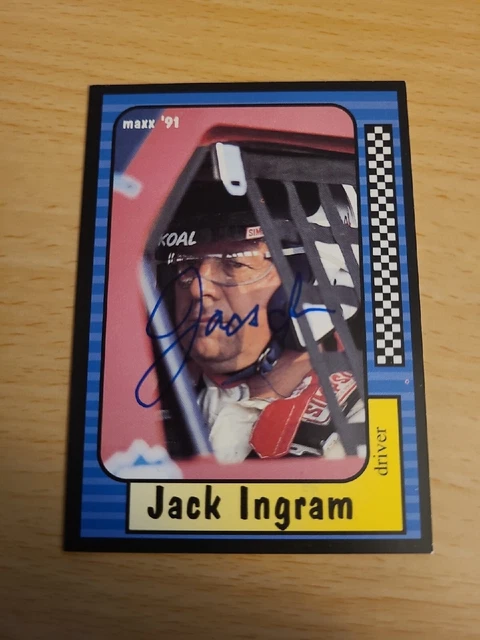 1991 MAXX JACK Ingram HoF dédicacé EUR 4,57 - PicClick FR