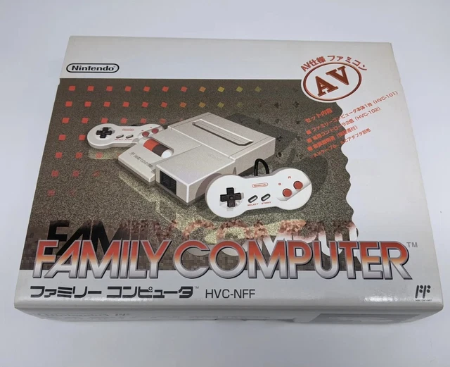 CONSOLE NINTENDO FAMICOM AV FC NES HVC-NFF | Neuve en boite complète ...