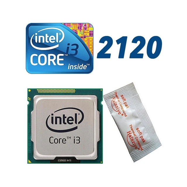 PROCESSEUR CPU BUREAU Intel Core I3 2120 LGA 1155 Dual Core 3,3 GHZ ...