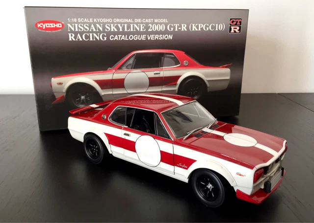 1/18 KYOSHO NISSAN SKYLINE 2000 GT-R (KPGC10) Racing catalogue 08122C ...