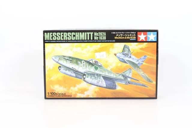 TAMAYA 61604 1:100 Scale Messerschmitt Me262A & Me163B Plastic Model Kit £0.99 - PicClick UK