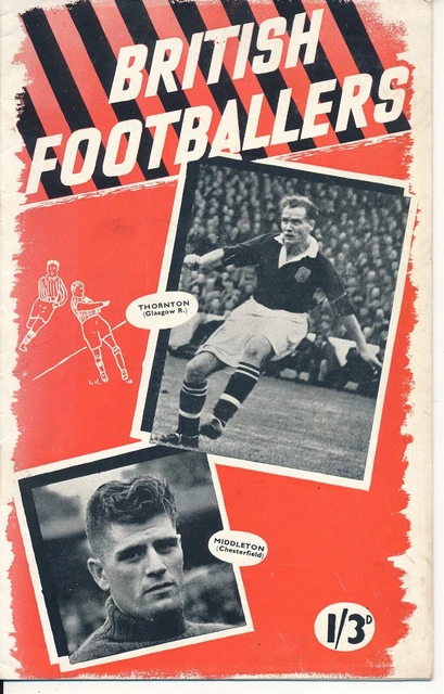 BRITISH FOOTBALLERS BOOKLET- 16 page photographic booklet 1940s £9.99 ...