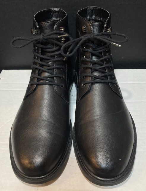 PERRY ELLIS BLACK Faux Leather Ankle Boots Size 10 Men’s £26.92 ...